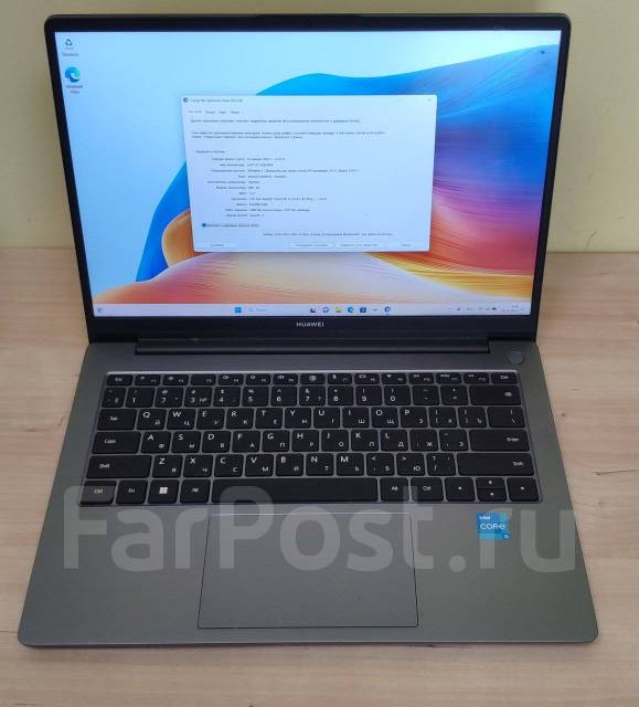 Ноутбук 14" Huawei MateBook D 14 MDF-X, i3-1215u, 8 Гб DDR4, 256 SSD ...