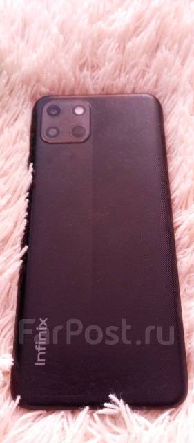 Infinix smart 6, 32 гб, 6.60", черный, 3G, 4G LTE, Dual-SIM, NFC, б/у ...