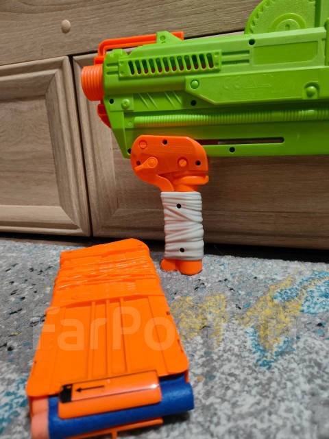 Нёрф автомат Nerf Revriper Zombiestrike, б/у, в наличии. Цена: 900₽ во ...