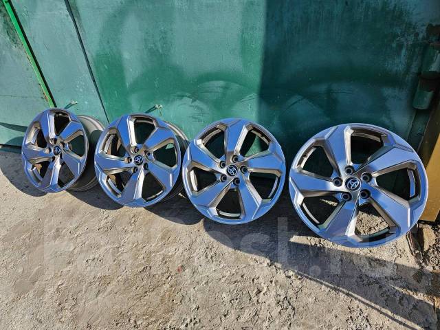 Оригинальные диски Toyota Raf4, 18", 4 шт, 5x114.3, 60,1 мм. 4 шт, б/у ...