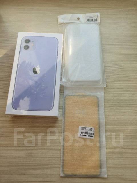 Айфон 11, Apple iPhone 11, 128 гб, 6.10", моноблок, серебристый, 4G LTE ...