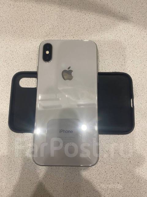 Продам айфон x, Apple iPhone X, 64 гб, 5.80", моноблок, белый, б/у, в ...