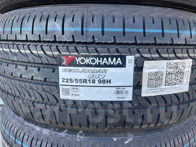 Yokohama Geolandar SUV G055, 225/55 R18 98H, 18", 1 шт, 225 мм, 55 %, радиальный, летние. Цена ...