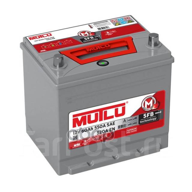 Аккумулятор Mutlu Sfb Jis 60 А/Ч Обратная R+ 232X173x225 En520 А Mutlu ...