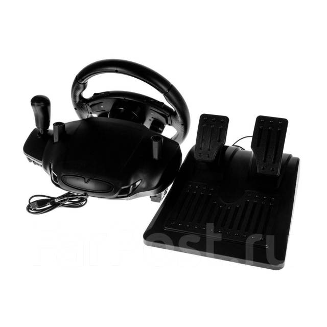 Руль игровой Trust GXT 288 Racing Wheel Чёрный, новый, под заказ. Цена ...