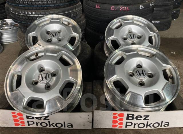 7/18 Оригинальные литые диски Honda 4x100 R14 [БезПрокола], 14", 1 шт ...