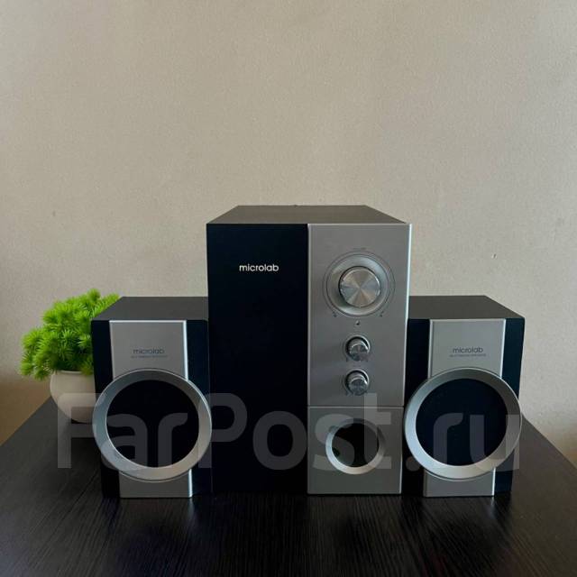 Колонки (акустика 2.1) Microlab M-520. Доставка, б/у, в наличии. Цена ...