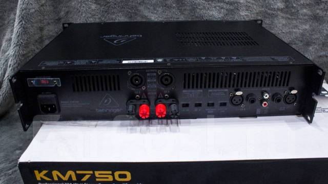 Усилитель мощности Behringer KM 750, б/у, в наличии. Цена: 23 000₽ во ...