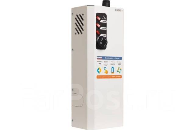 Котел электрический Oasis Eco KN-12, новый, в наличии. Цена: 5 735₽ во Владивостоке
