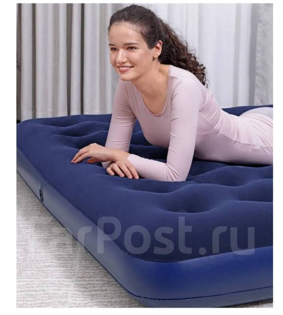 Матрас надувной Bestway 203х183х22см двуспальный до 300кг, новый, под ...