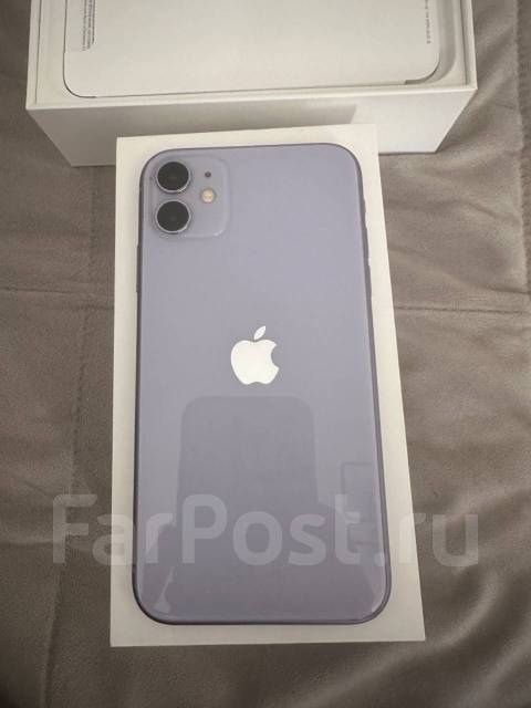 iPhone 11 128gb фиолетовый, 6.10", б/у, в наличии. Цена: 27 000₽ во ...