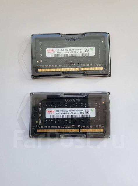 Оперативная память Hynix So Dimm Ddr3l 1600Мгц 16Гб 2х8Гб новая 16