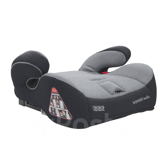 Автокресло Indigo Winner Isofix (9-36 кг) т. серый-св. серый, новый ...