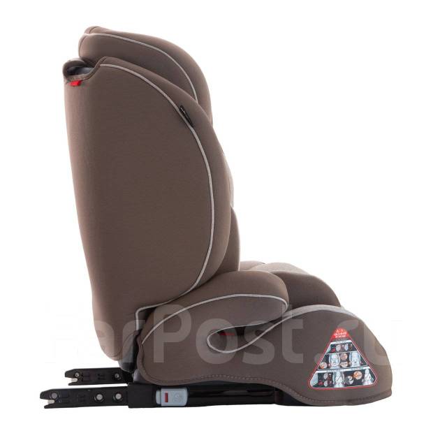 Автокресло Indigo Winner Isofix (9-36 кг) бежевый-коричневый, новый ...