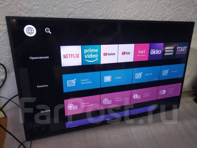 Телевизор Sony smart TV wi-fi, LED, 40", Full HD, б/у, в наличии. Цена ...