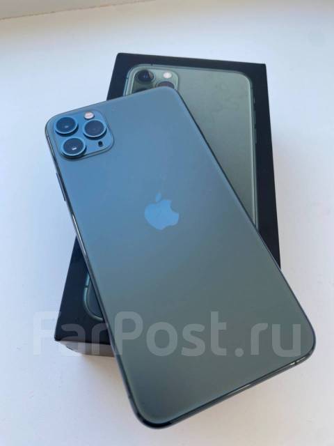 IPhone 11 Pro Max, 64 гб, 6.50", зеленый, 4G LTE, б/у, в наличии. Цена ...