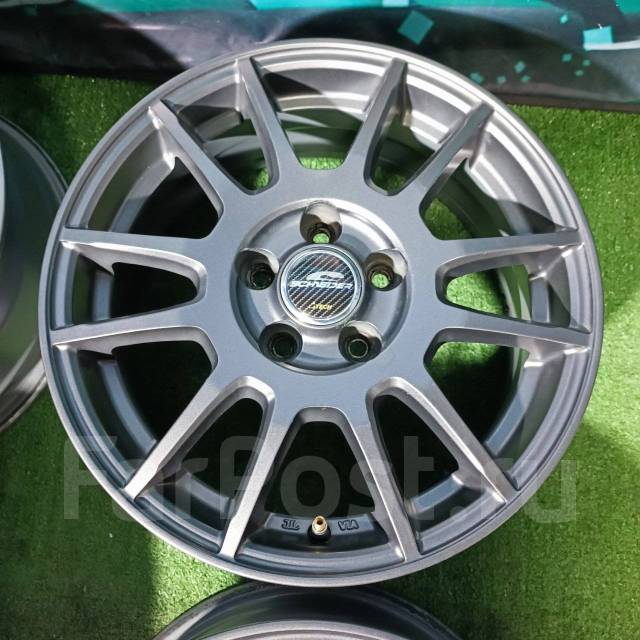 Темные Матовые диски A-TECH Schneider! R15, PCD 5-100, 15", 1 шт, 5x100 ...