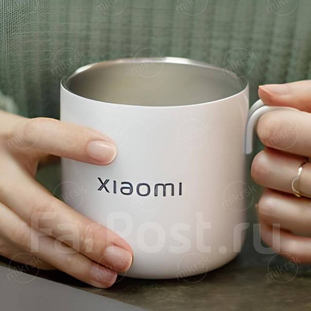 Кружка Xiaomi многоразовая из нержавеющей стали White, новый, в наличии ...