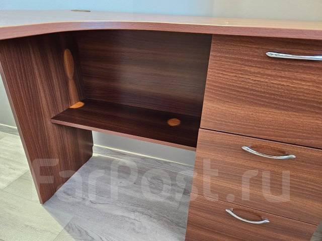 Стол компьютерный угловой 90см на 100см, другая форма, лдсп, ящик ...