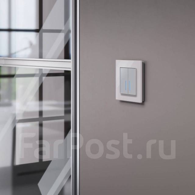 Рамка на 1 пост Werkel (дымчатый/стекло) WL01-Frame-01 Favorit, новый ...