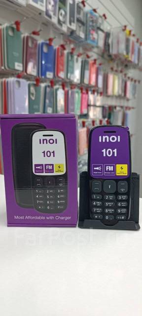 Мобильный телефон INOI 101 черный, до 8 гб, 1.80", моноблок, новый, в ...