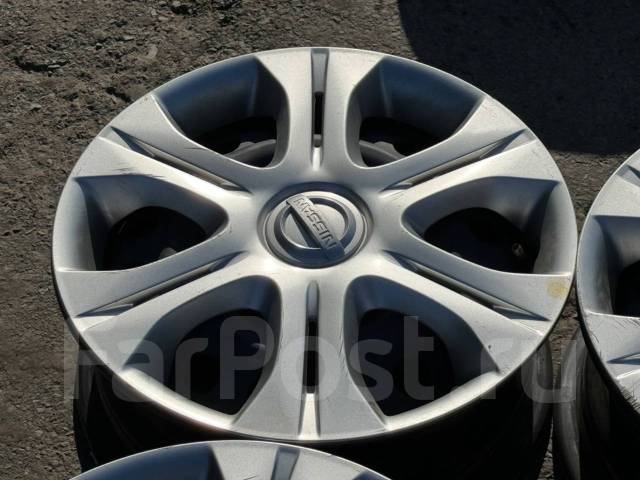 Оригинальные штампованные диски Nissan с колпаками R14 4x100, 14", 1 шт ...