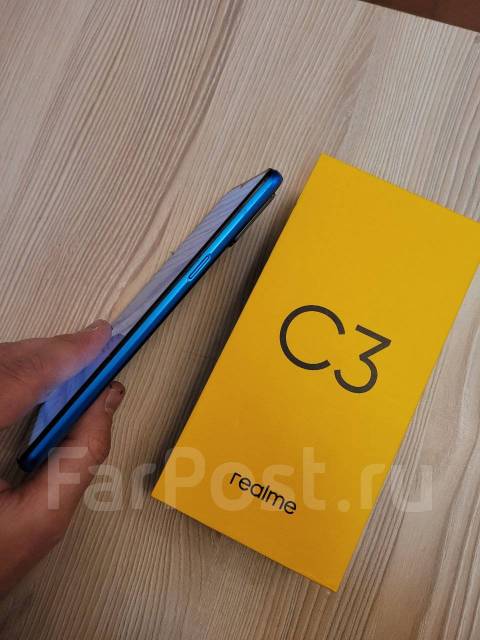 Realme C3 64Gb Отличное состояние, полный комплект, 64 гб, 6.52", 3G ...