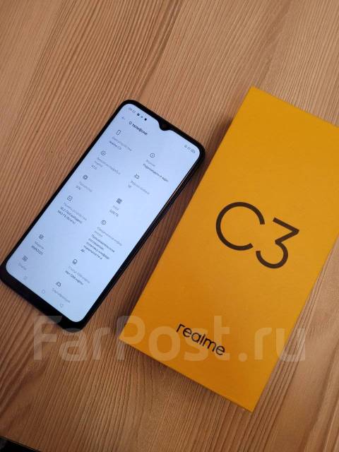 Realme C3 64Gb Отличное состояние, полный комплект, 64 гб, 6.52", 3G ...