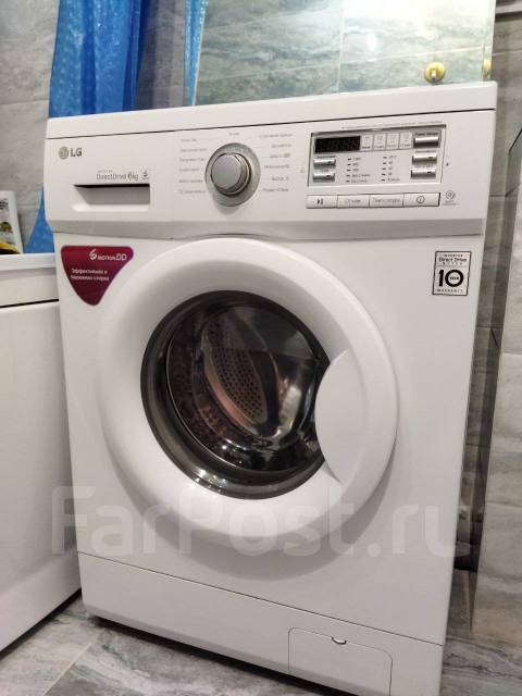 Стиральная машина LG DirectDrive 6 кг, LG, 6,0 кг, б/у, в наличии. Цена ...