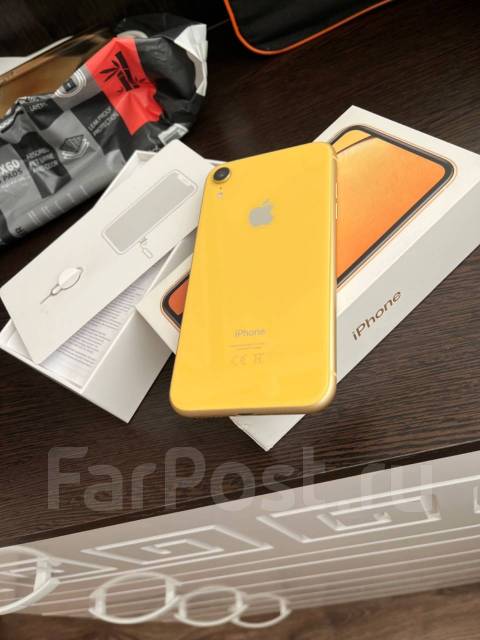 Продам iPhone XR желтый,128 ГБ, 6.10", моноблок, 4G LTE, NFC, б/у, в ...