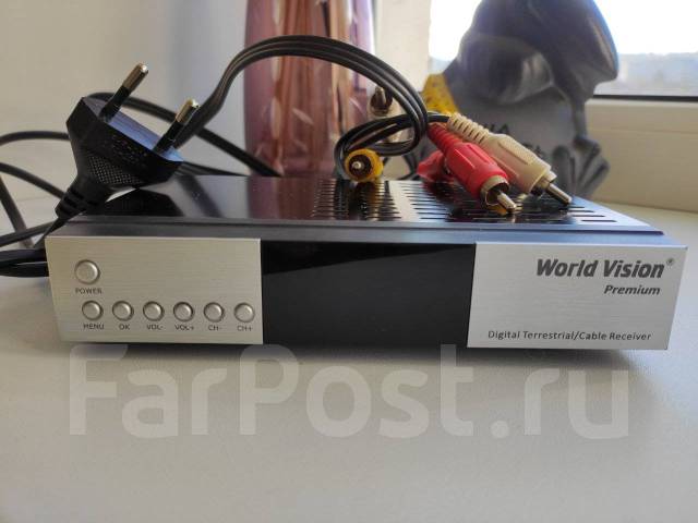 Тв приставка world vision premium, б/у, в наличии. Цена: 1 001₽ во ...