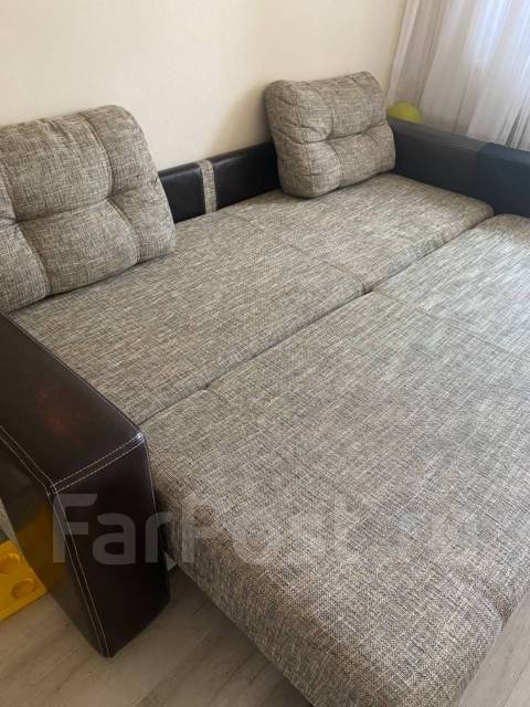 Диван-кровать 2,40, еврокнижка, ткань, 110,0 см, 65,0 см, 240,0 см, б/у ...