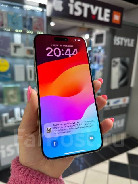 Apple iPhone 15 Pro Max 256gb /trade-in/Istyle, 6.70", серый, 3G, 4G LTE, 5G, б/у, в наличии ...