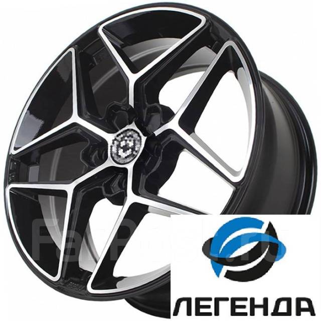 Sakura Wheels YA9560 [647] черный с полированными спицами, 17", 1 шт ...