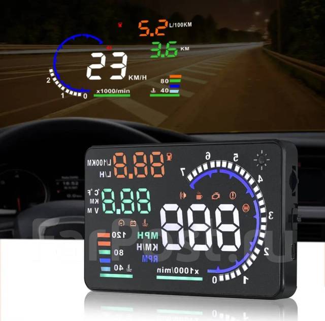 HUD проектор проекция скорости на лобовое стекло (HUD Display VSDX ...