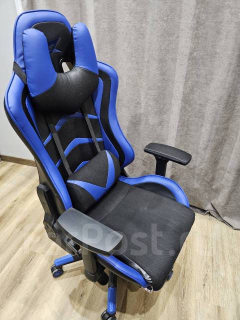 Кресло игровое ZET Gaming Force armor 2000M, ткань, колеса, складное ...