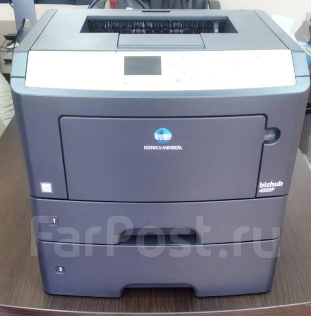 Принтер лазерный konica minolta bizhub 4000p, б/у, в наличии. Цена: 8 ...