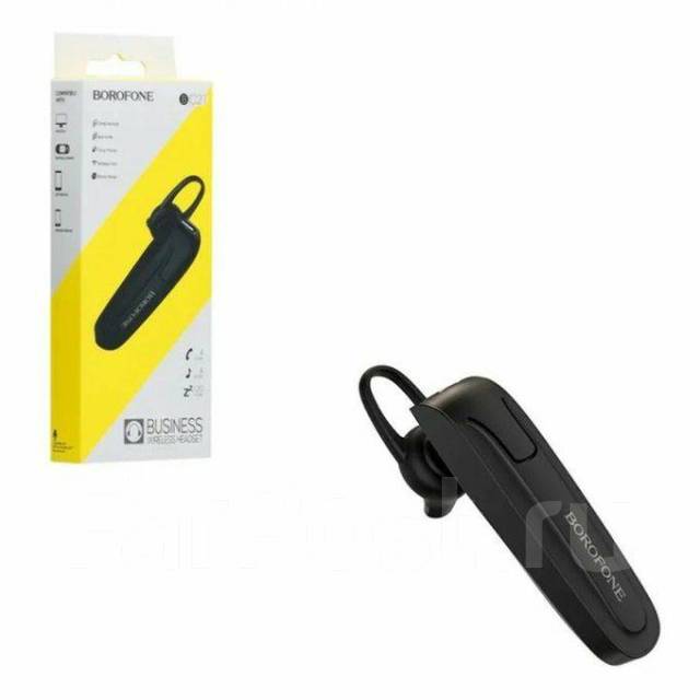 Гарнитура моно Borofone BC21 беспроводная Bluetooth черная, новый, в ...