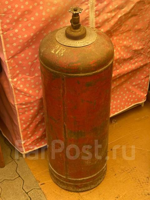 Баллон газовый пропан 50 литров, б/у, в наличии. Цена: 2 500₽ в Артеме