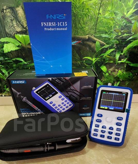 Осциллограф Fnirsi-1C15, новый, в наличии. Цена: 5 600₽ во Владивостоке