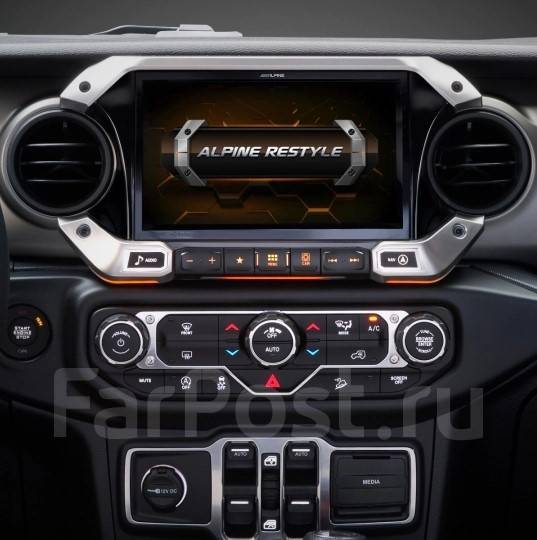 Alpine i509-WRA-JL в рестайлинговом исполнении Jeep Wrangler JL/JT ...