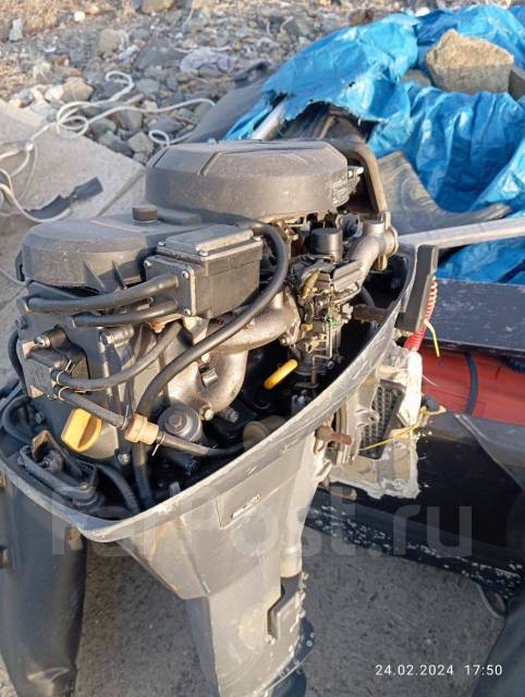 Двигатель лодочный Yamaha 9,9, б/у, в наличии. Цена: 125 000₽ в Находке