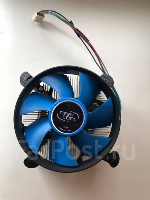 Кулер для процессора LGA1155 DeepCool, б/у, в наличии. Цена: 200₽ во ...