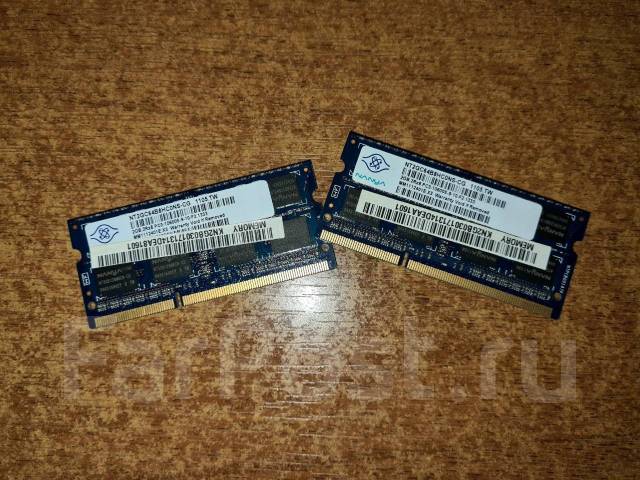 Оперативная память So Dimm Ddr3 Nanya 4gb 1333mhz 4 гб б у в наличии