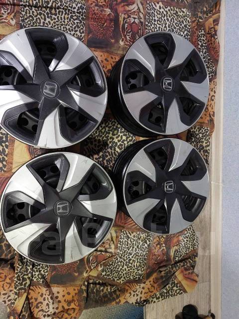 Диски штампованные с колпаками, Honda, 15", 1 шт, 4x100, 5,00 кг. 56,1 ...