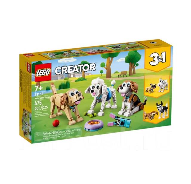Лего оригинал Собаки Lego Creator 3-in-1 Adorable dogs 31137, новый, в ...