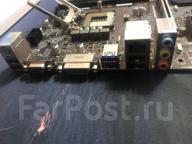Материнская плата MSI h310M VDH-Plus, LGA 1151 v2, б/у, в наличии. Цена ...
