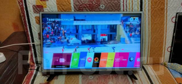 LG 32LJ600U-ZA, SmartTV, LED, 32", HD, б/у, в наличии. Цена: 10 500₽ в ...