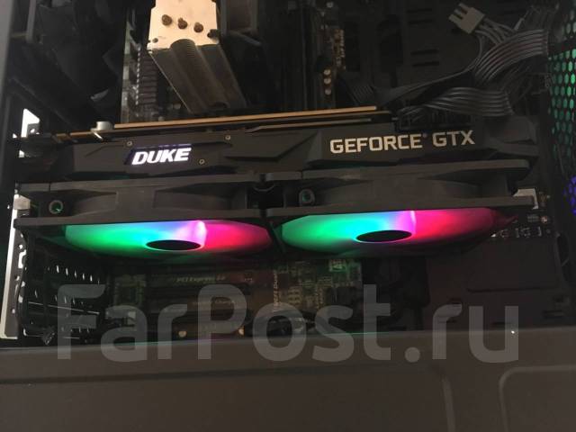 MSI Duke 1080ti 11gb, б/у, в наличии. Цена: 14 500₽ во Владивостоке