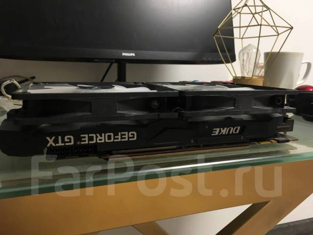 MSI Duke 1080ti 11gb, б/у, в наличии. Цена: 14 500₽ во Владивостоке